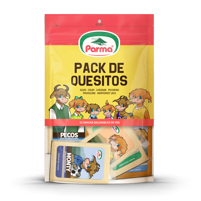 Pack quesitos Parma bolsa (12 unidades) 540 g — TIENDA PARMA GT